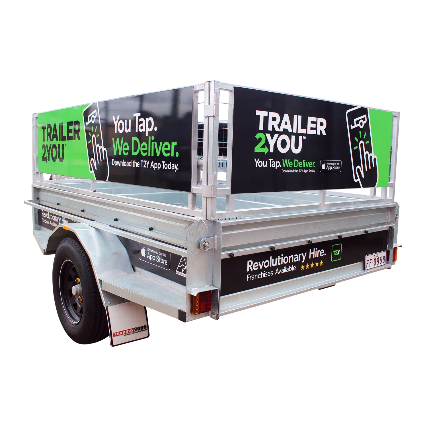 8×5 Trailer Hire – Trailer2You – We deliver and pick up your hire trailer